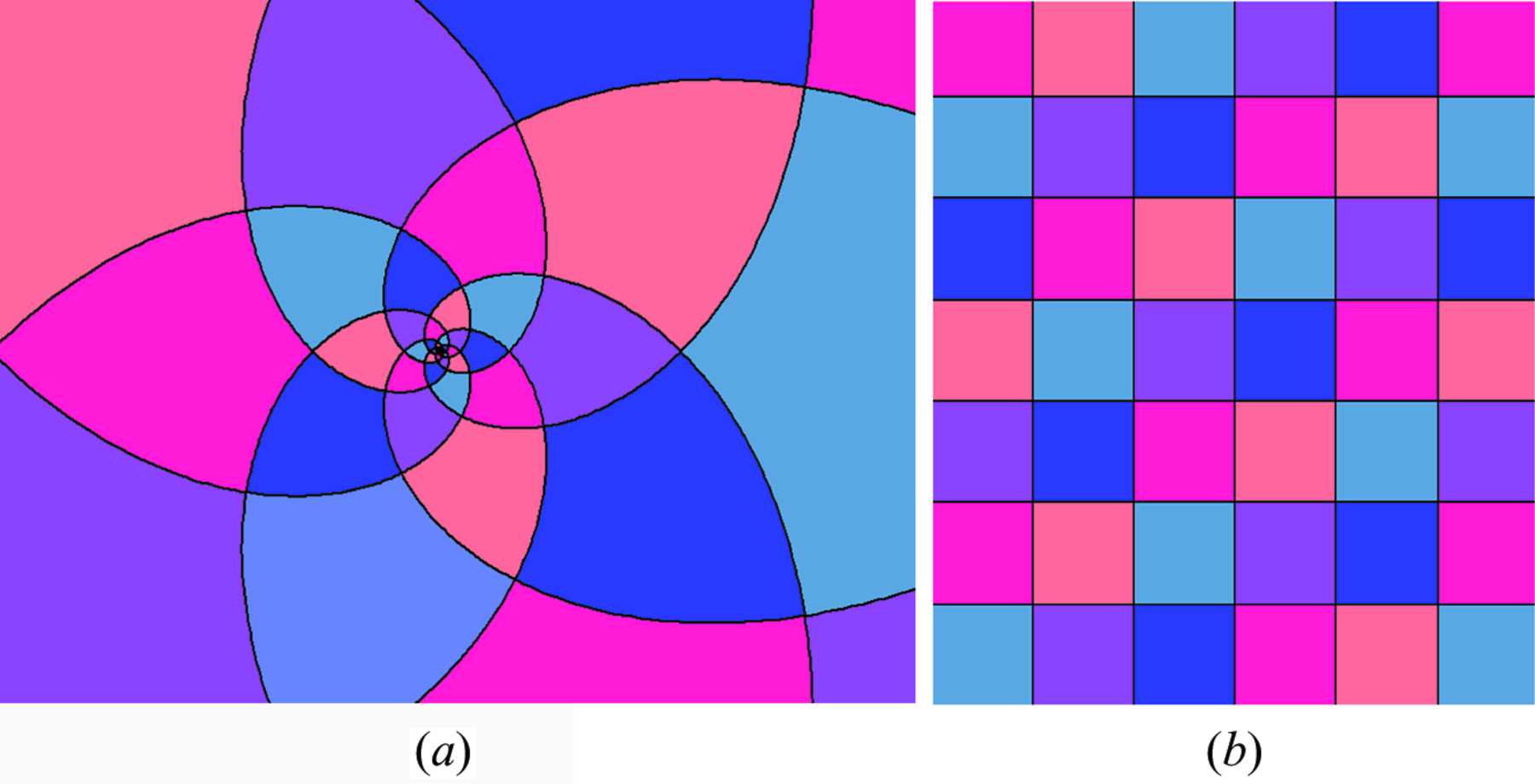(IUCr) Symmetries and color symmetries of a family of tilings with a ...