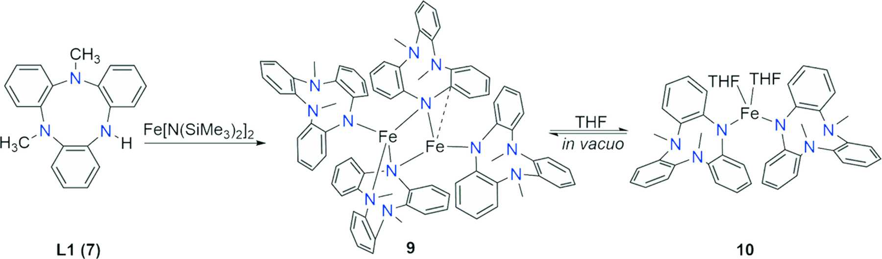(IUCr) Iron(II) complexes of di­methyl­tri­aza­cyclo­phane