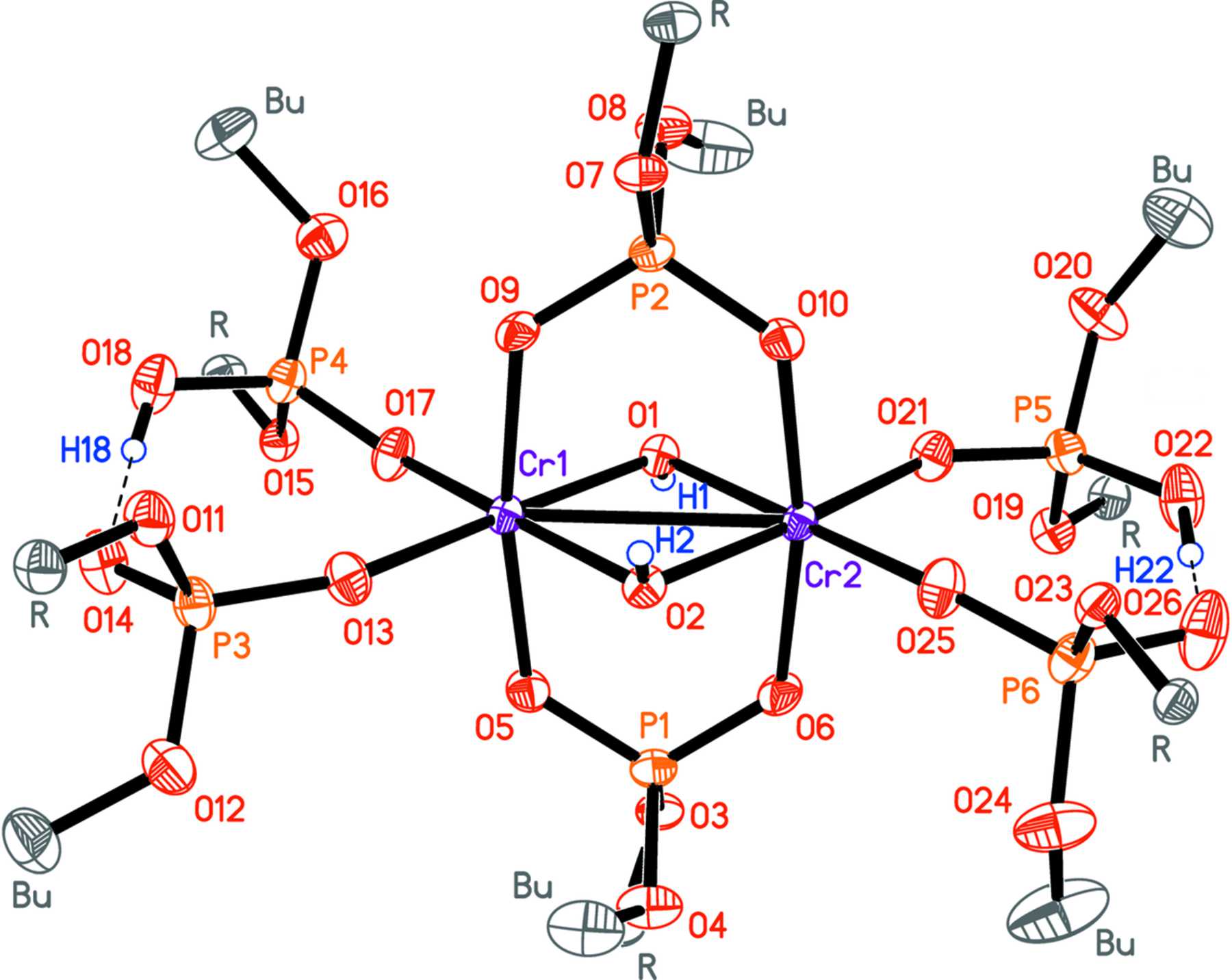 (IUCr) Chromium com­plexes bearing disubstituted organophosphate ...