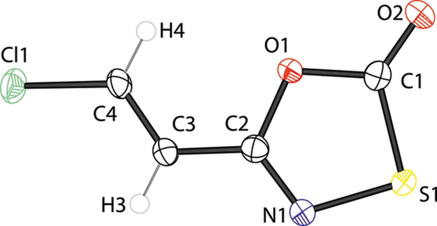 (IUCr) Synthesis and crystal structures of halogenated oxa­thia­zolones ...