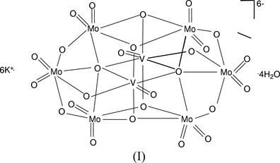 (IUCr) K6[Mo6V2O26]·4H2O