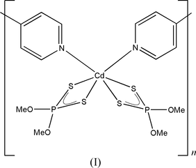(IUCr) catena-Poly[[bis(O,O′-dimethyl dithio­phosphato-κ2S,S′)cadmium ...