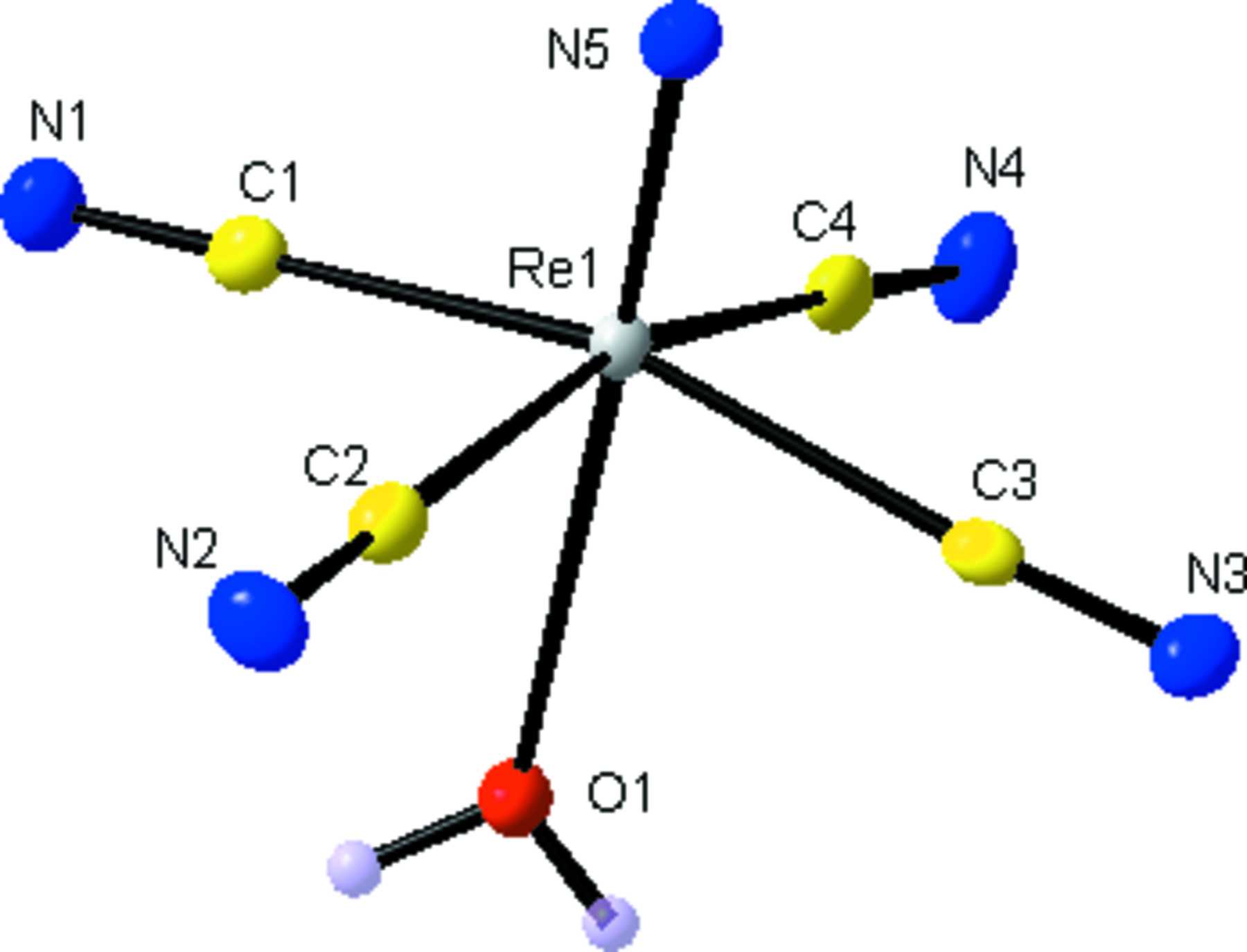 (IUCr) Tetra­phenyl­phospho­nium aqua­tetra­cyano­nitridorhenate(V ...