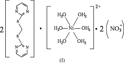 (IUCr) The 1:2 adduct of hexa­aqua­nickel(II) dinitrate and bis ...