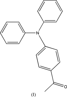 (IUCr) (4-Acetyl­phen­yl)diphenyl­amine