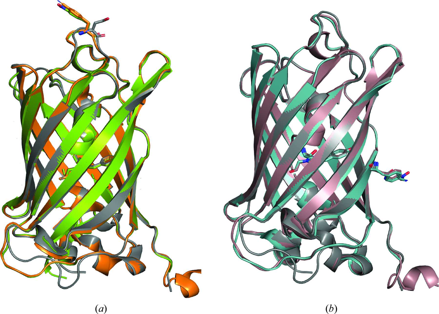 (IUCr) Crystal structures of green fluorescent protein with the ...