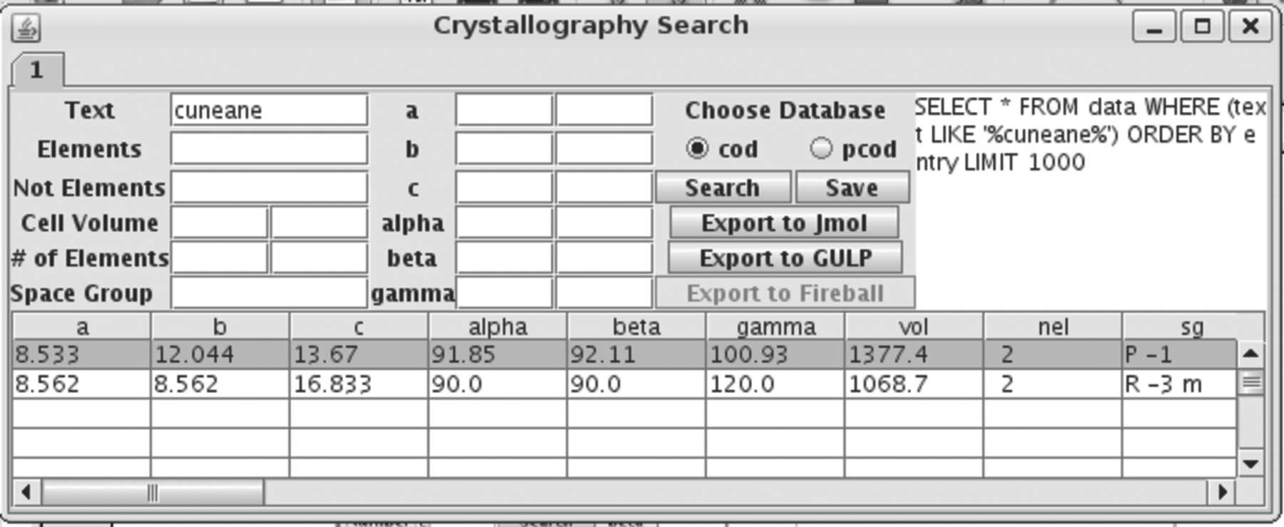 (IUCr) A cyberenvironment for crystallography and materials science and ...