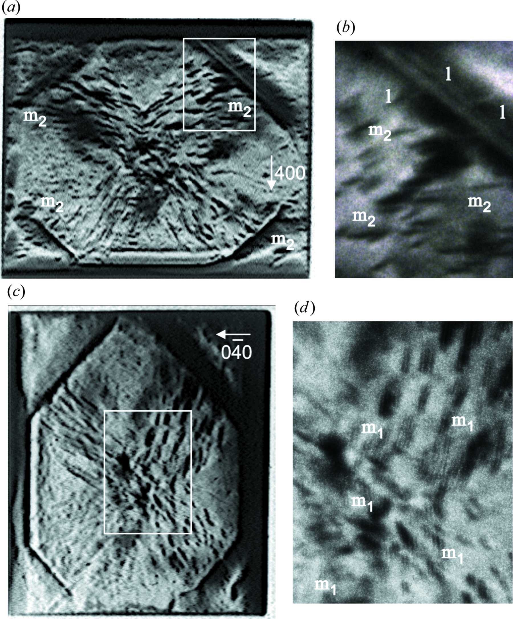 (IUCr) Misfit dislocations between boron-doped homoepitaxial films and ...