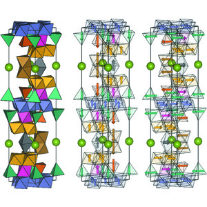 (IUCr) Structure and magnetic properties of W-type hexaferrites