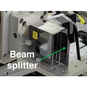 (IUCr) X-ray ghost imaging with a specially developed beam splitter